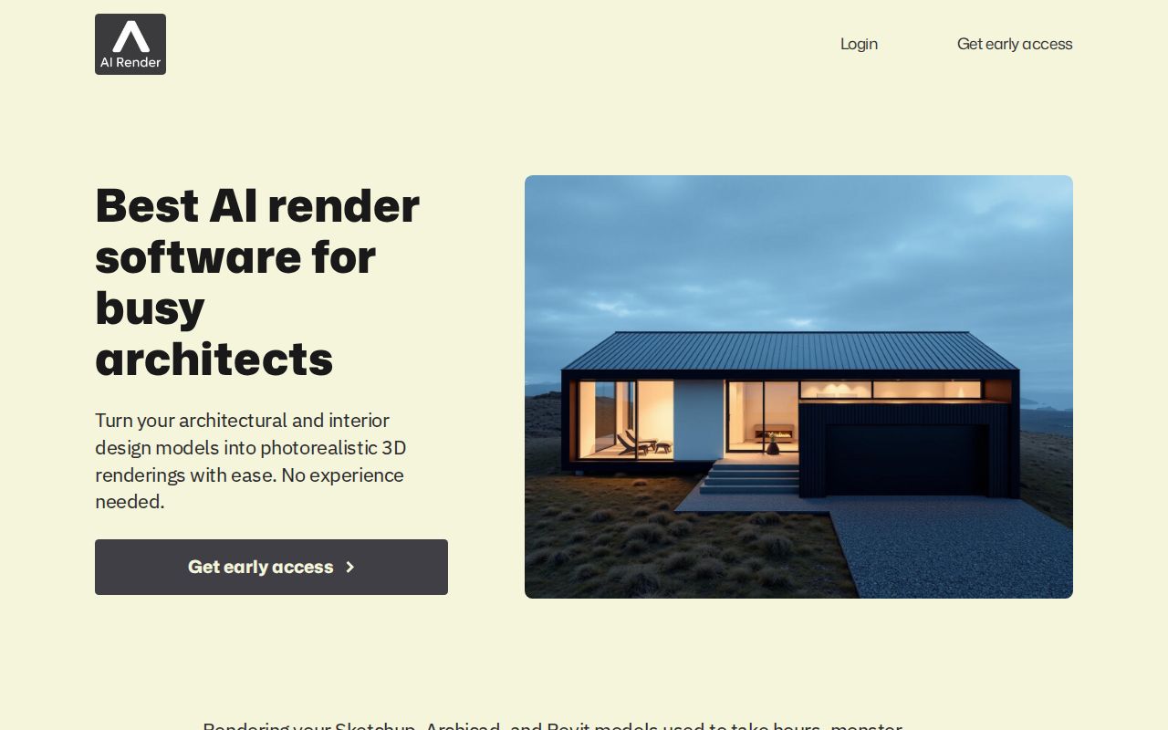 AI Render | Visualize architecture quickly